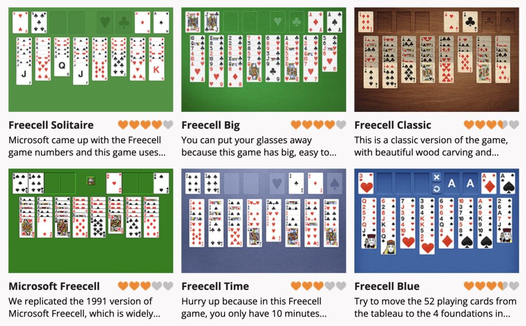 Where To Play a Great Version of Freecell on Desktop – Gamezebo