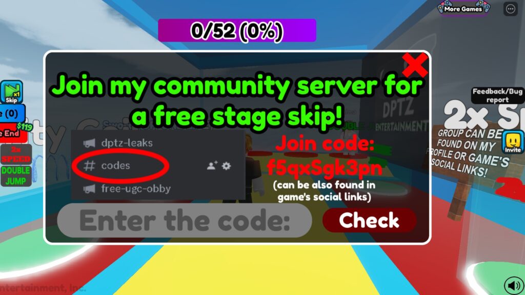Free UGC Obby Codes – Get Free Stage Skips! – Gamezebo