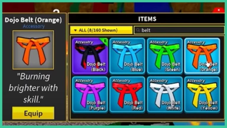 How To Get Orange Belt In Blox Fruits – Gamezebo