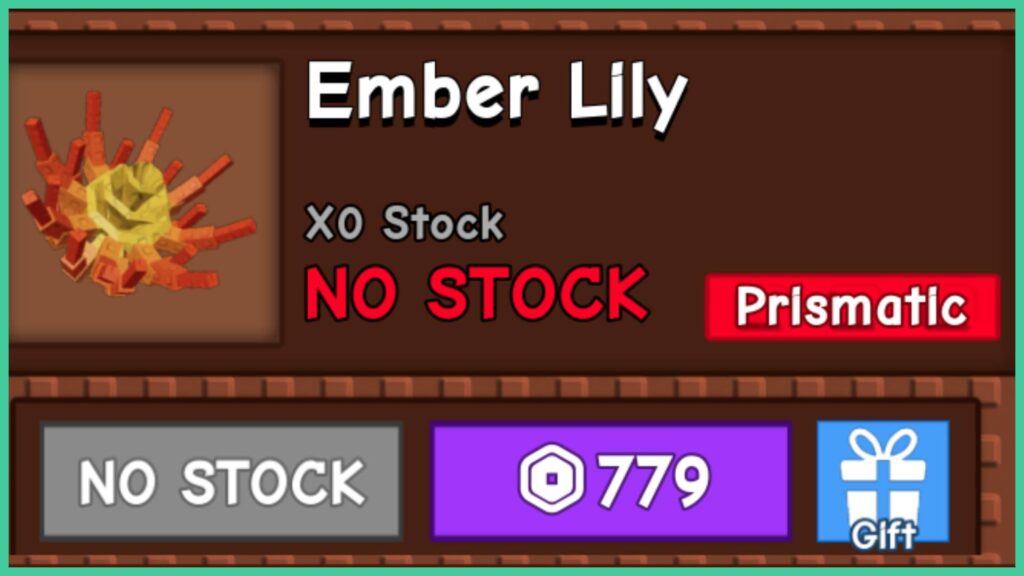 Grow a Garden Ember Lily Selling Value – Best Mutations For the Crop ...