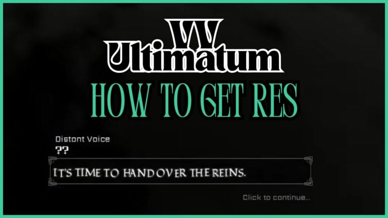How to Get Res in VV Ultimatum – Res Types – Gamezebo